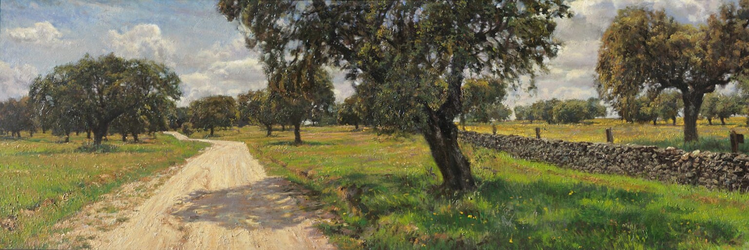 Muro y encinas - Manuel Sosa